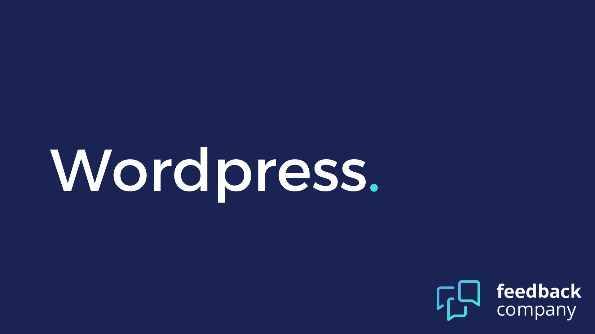 Wordpress integratie - Feedback Company
